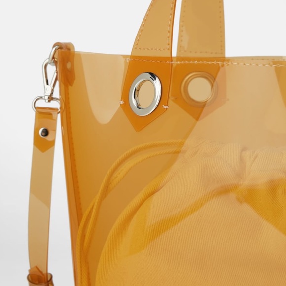 Zara | Bags | Nwt Zara Vinyl Shopper Bag | Poshmark